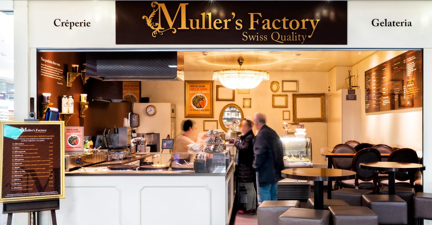 Muller’s Factory - Crêpes, gaufres et jus de fruits à Balexert Genève